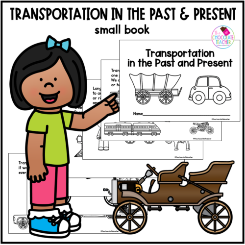 Social Studies Then and Now - Past Present Future - Transportation ...