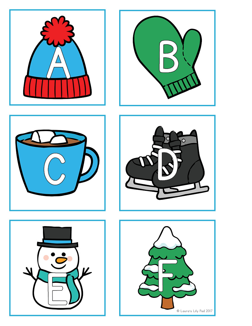 Winter Alphabet Centers | Made By Teachers
