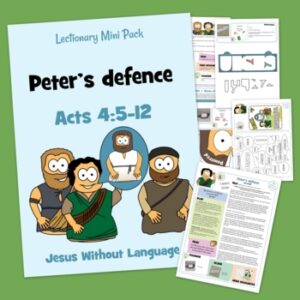 Peter’s defence Kidmin Lesson & Bible Crafts - Acts 4 | Made By Teachers