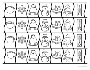 Winter Cutting Practice Scissor Skills Center | Made By Teachers