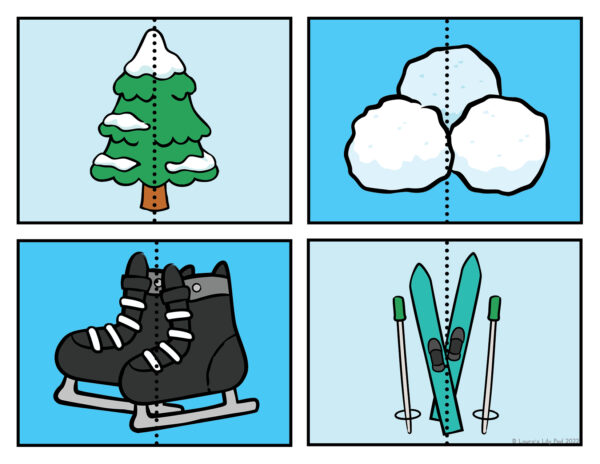 Winter Cutting Practice Scissor Skills Center | Made By Teachers