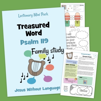 Psalm 119 - Kidmin Lesson & Bible Crafts + family study. | Made By Teachers