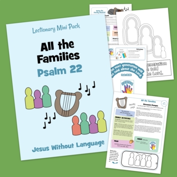 Psalm 22 - Kidmin Lesson & Bible Crafts + family study. | Made By Teachers