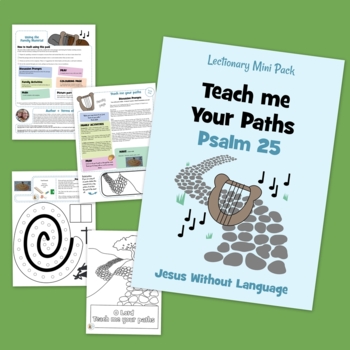 Psalm 25 - Kidmin Lesson & Bible Crafts + family study. | Made By Teachers