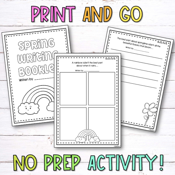 Spring Writing Prompts - Creative Persuasive Informative Writing Papers ...