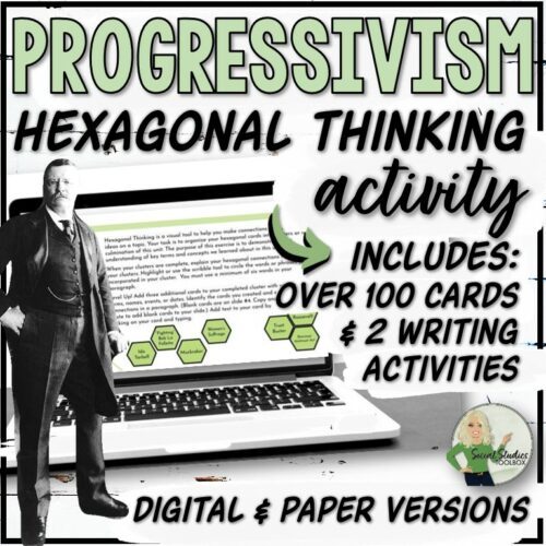 Progressive Era Digital and Printer-Friendly Hexagonal Thinking ...