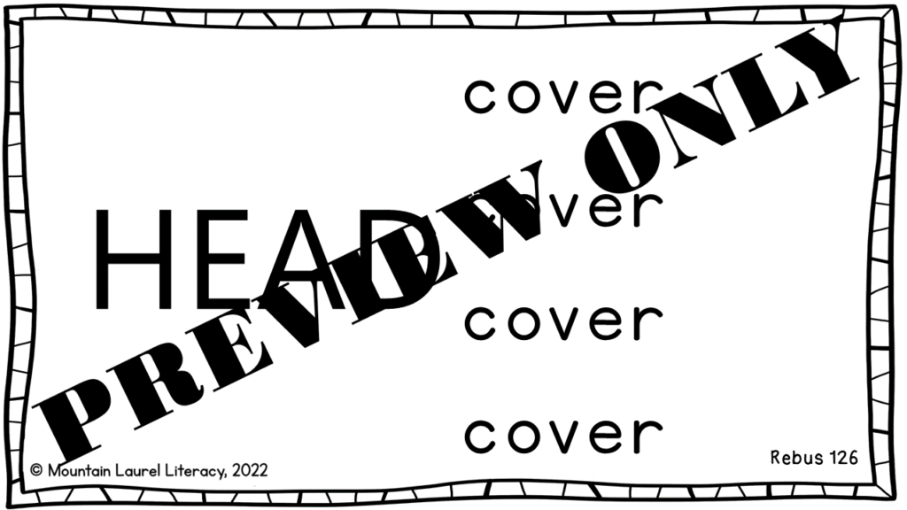 Rebus Puzzle Brain Teasers High School Middle School | Made By Teachers