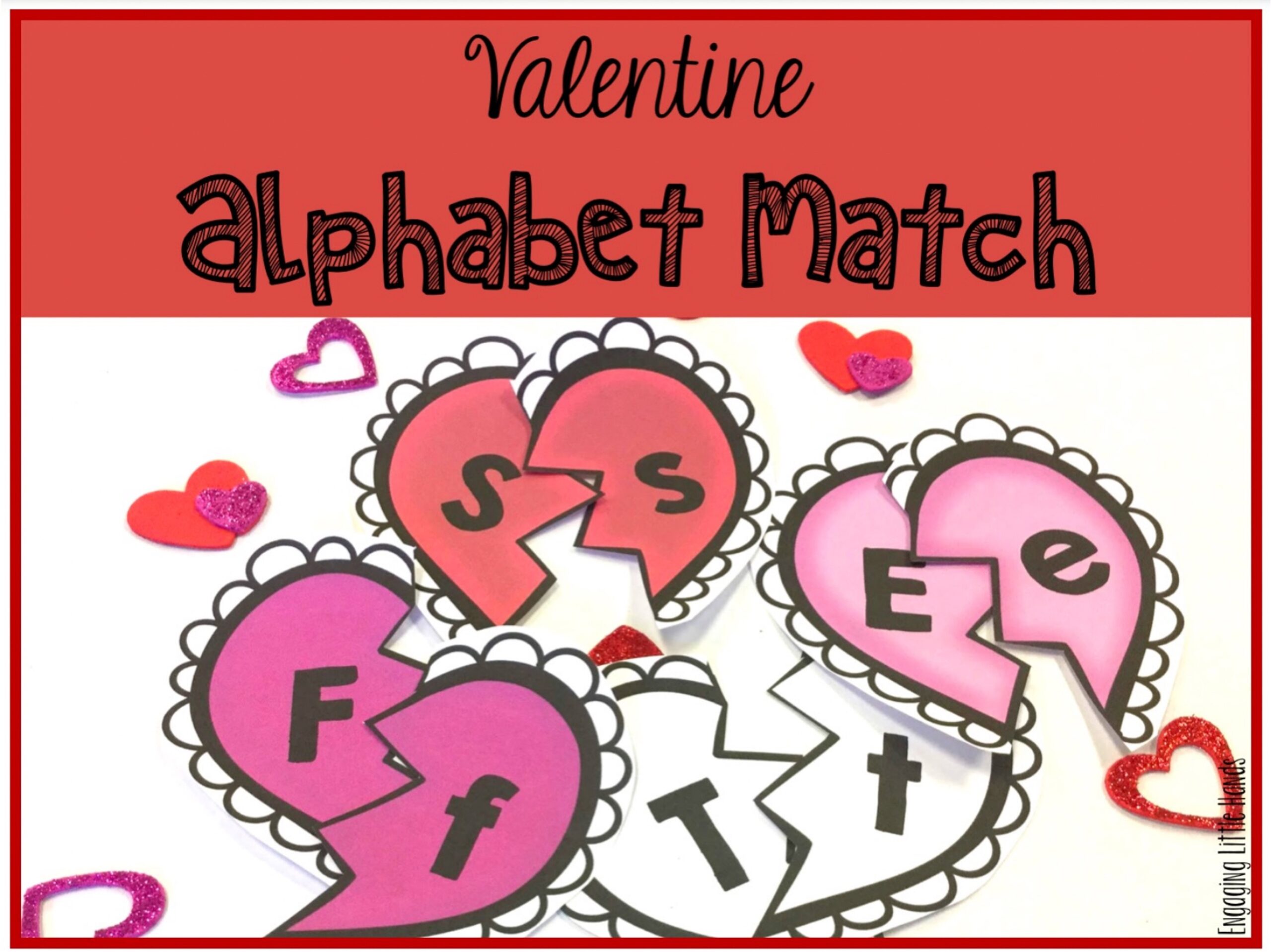 Valentine Math and Literacy Centers | Made By Teachers