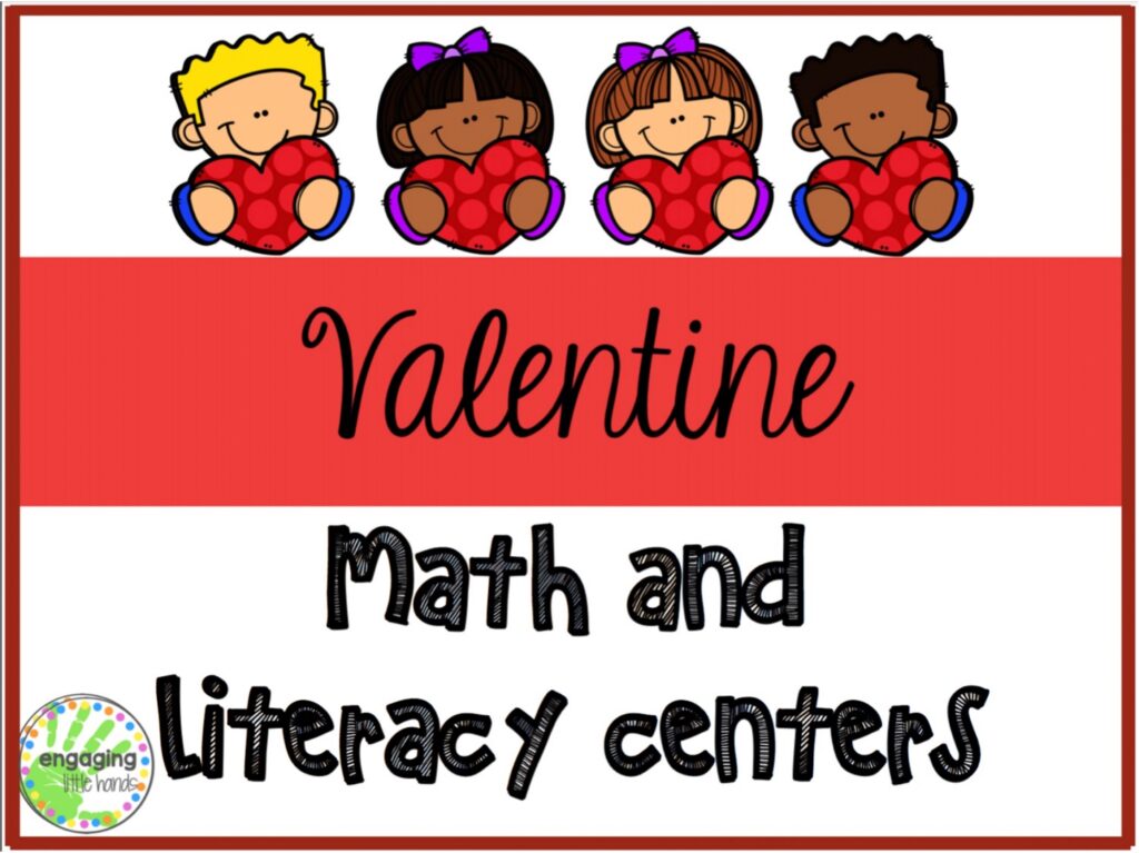 Valentine Math and Literacy Centers | Made By Teachers