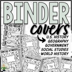Social Studies Binder Covers (Coloring Pages) | Made By Teachers