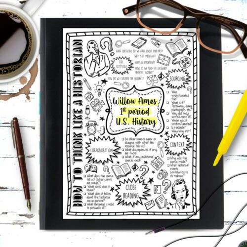 Social Studies Binder Covers (Coloring Pages) | Made By Teachers
