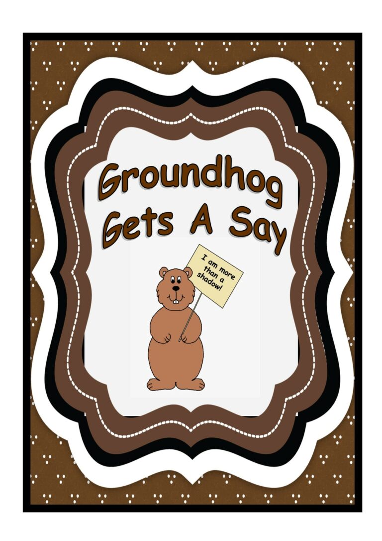 Groundhog Gets A Say Main Retell Sequence SummarizeIdea | Made By Teachers