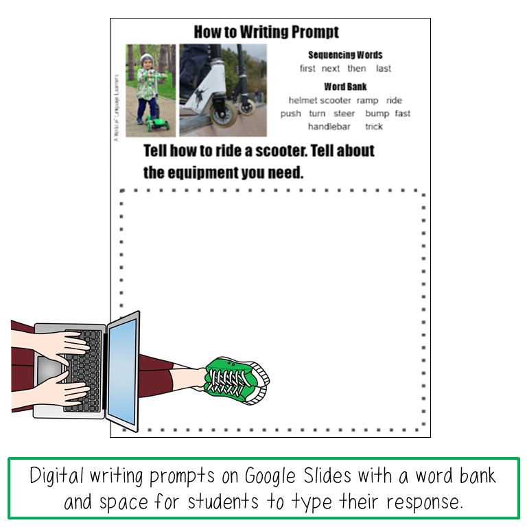 How To Picture Writing Prompt Task Cards Print and Digital | Made By ...