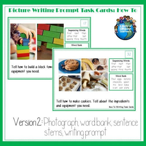 How To Picture Writing Prompt Task Cards Print and Digital | Made By ...