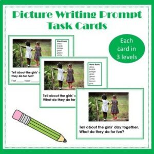 Picture Writing Prompt Task Cards | Made By Teachers