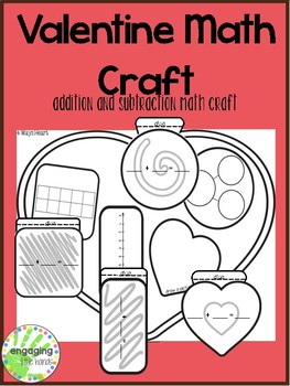 Valentine Math Addition Craftivity | Made By Teachers