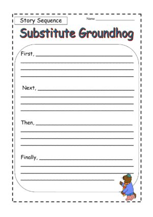 Substitute Groundhog Main Idea Retell Summarize Character Traits | Made ...