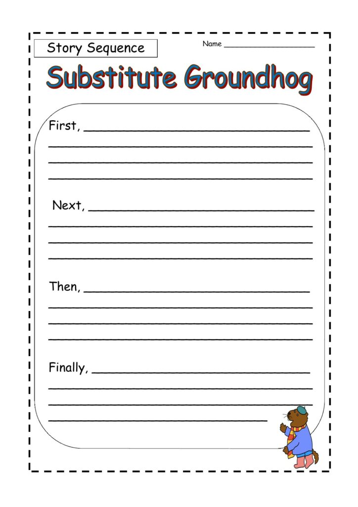 Substitute Groundhog Main Idea Retell Summarize Character Traits | Made ...