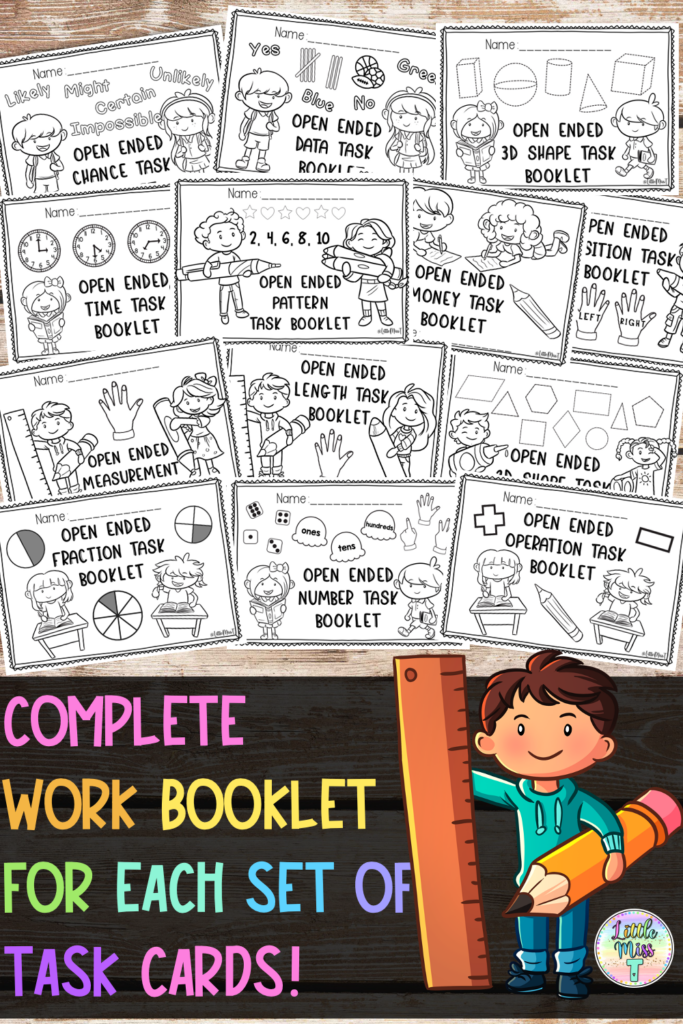 300+ Open Ended Questions Math Task Card BUNDLE | Made By Teachers