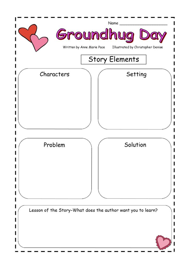 Groundhug Day Main Idea Sequence Retell Story Elements Summarize | Made ...