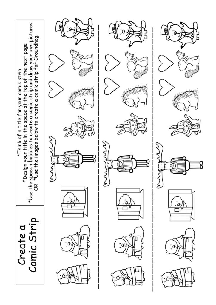 Groundhug Day Main Idea Sequence Retell Story Elements Summarize | Made ...