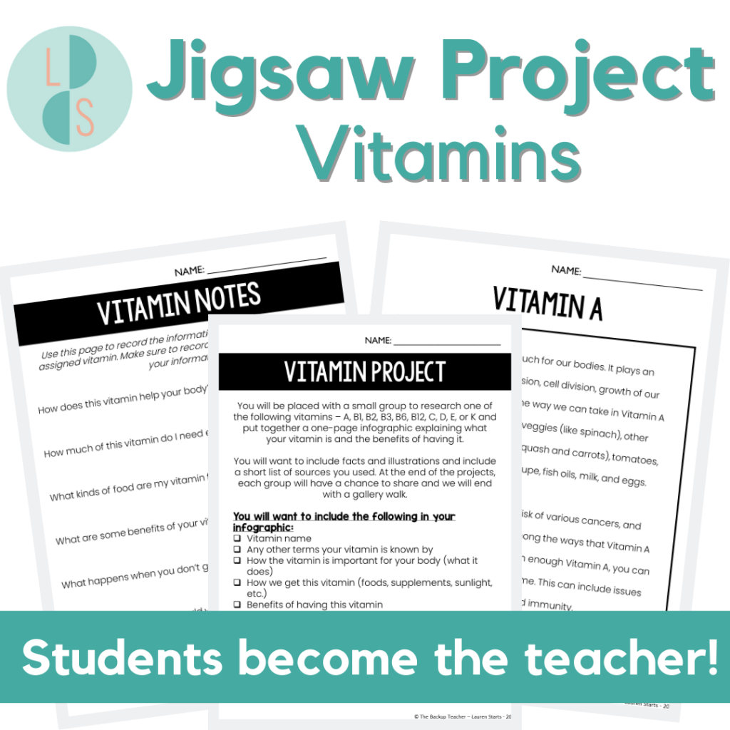 Project on Vitamins | Made By Teachers