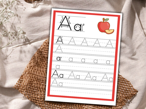 Alphabet Letter Tracing Worksheet- Unique gift for babies & young ...