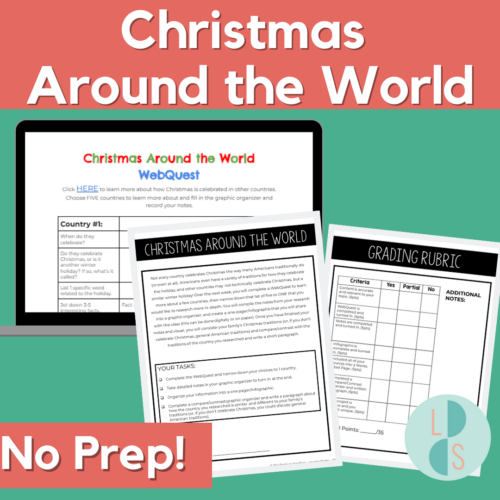 Christmas Around the World Traditions Mini-Project | Made By Teachers