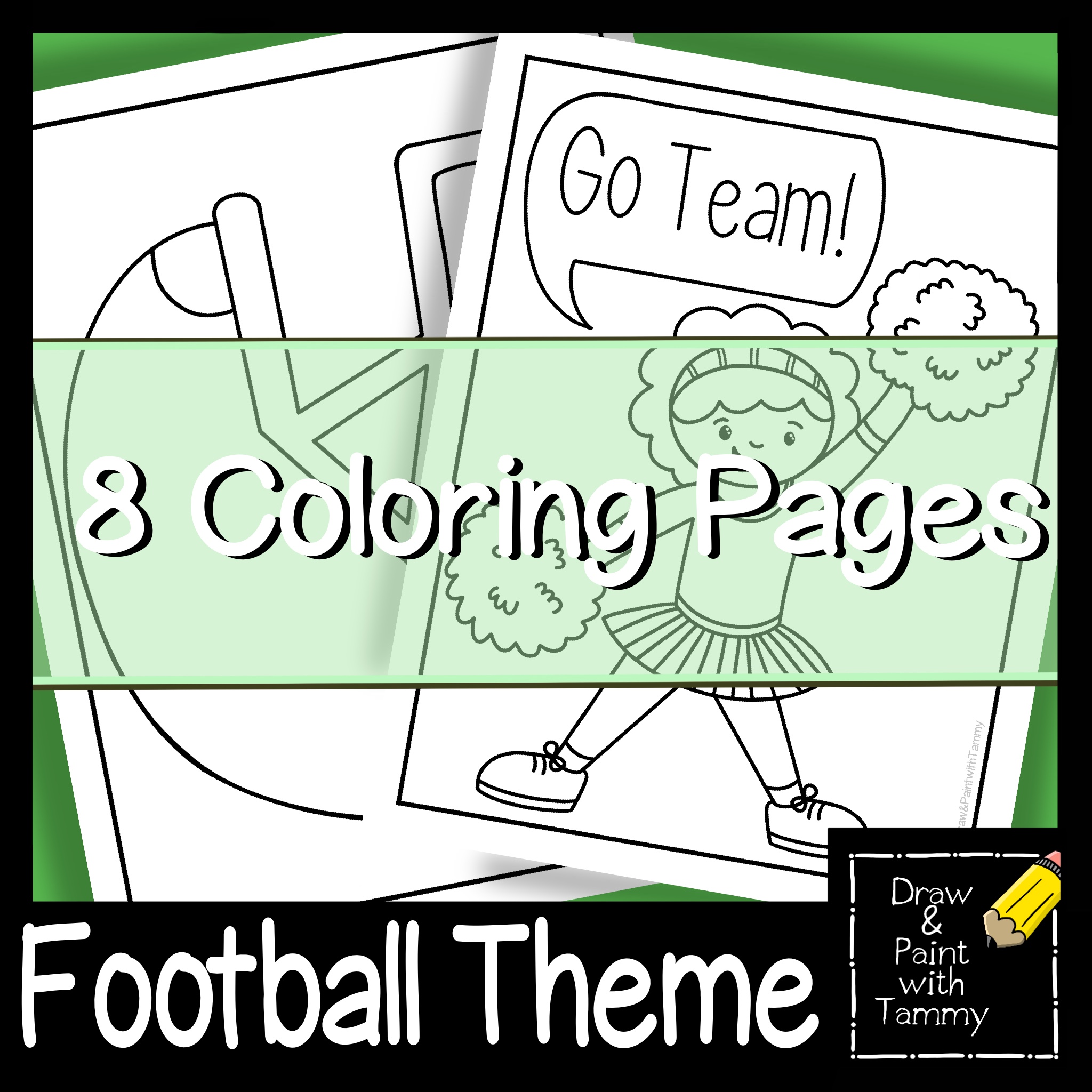 Football Theme Fall Winter Printable Coloring Pages | Made By Teachers