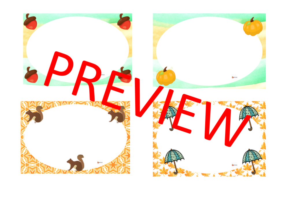 Editable Labels for Journals, Notebooks, and Folders Fall Theme | Made ...