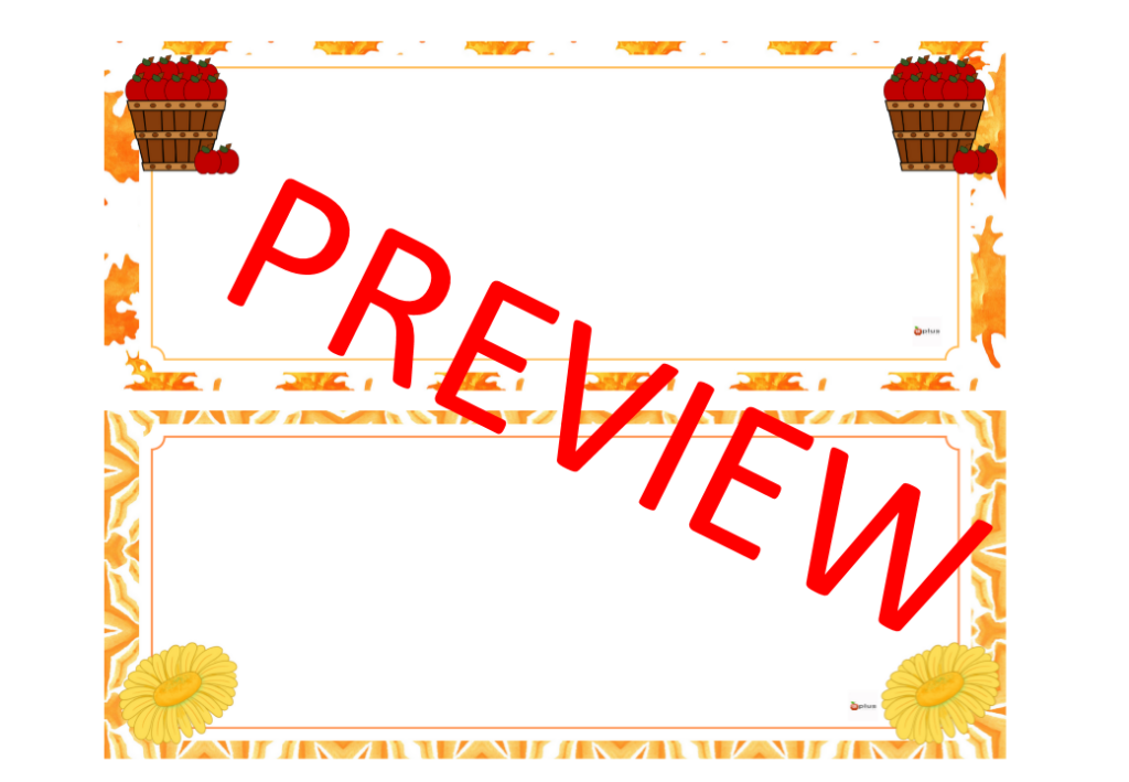 Editable Drawer Cart Labels Fall Theme | Made By Teachers