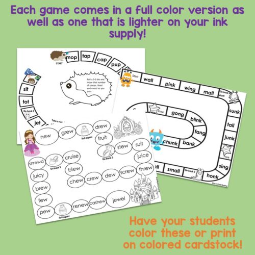 No Prep Board Games - Phonics - Structured Literacy | Made By Teachers