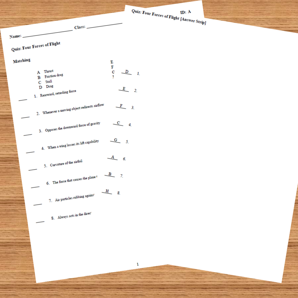 Aeronautics & Aerodynamics Assessment Packet | Made By Teachers
