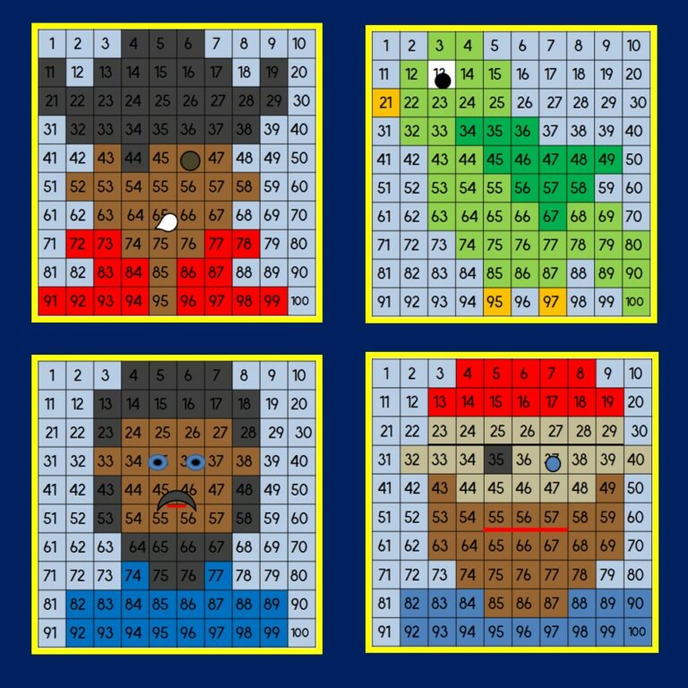 Pirate 100s Chart | Hundreds Chart | 100 Chart Mystery Pictures | Made ...