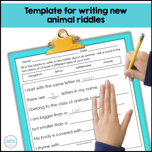 Animal Riddle Activities - Habitats, Classes, Characteristics | Made By ...