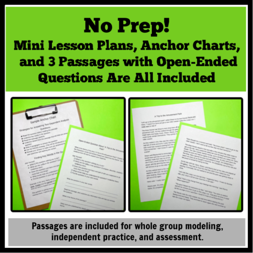 Test Prep Text Dependent Analysis for 4th Grade | Made By Teachers