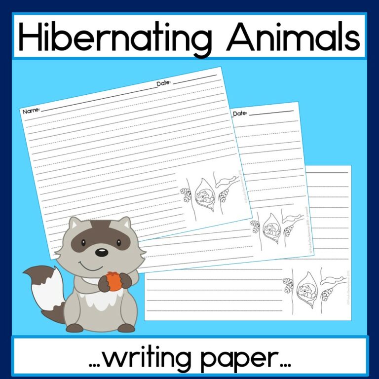Hibernating Animals Sight Word Sentences Reading Comprehension Writing ...