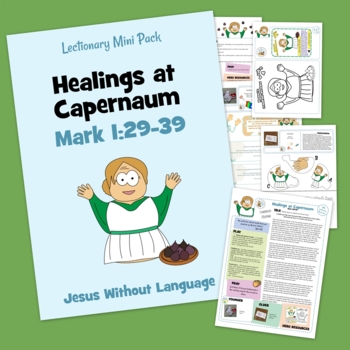 Healings at Capernaum - Mark 1 - Kidmin Lesson & Bible Crafts | Made By ...