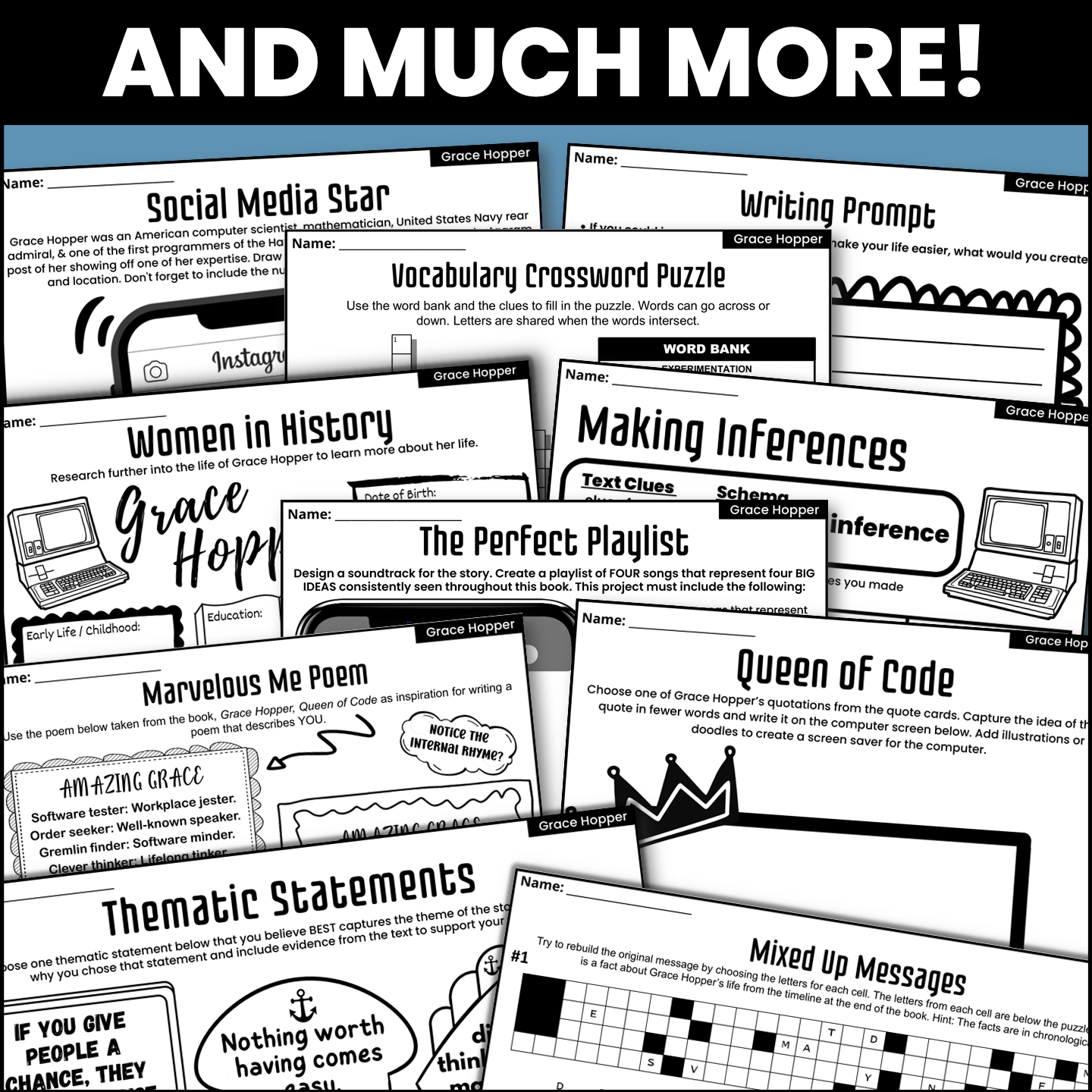 Grace Hopper Queen of Computer Code Women's History Biography ...