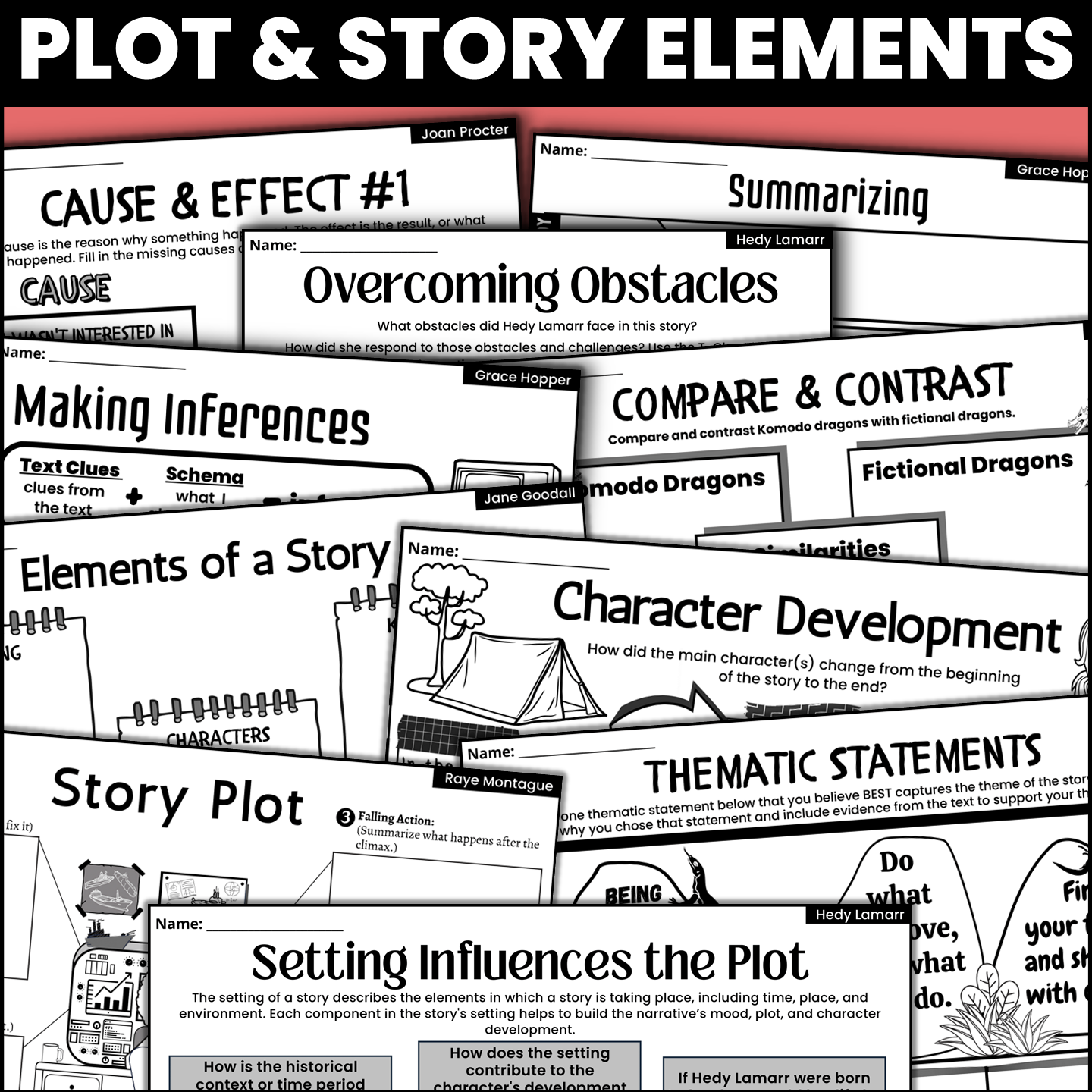 Women in STEM Book Companion Activities BUNDLE for Women's History ...