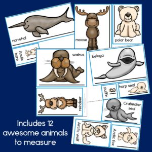 Arctic Animals | Polar Animals Non Standard Measurement Math Center ...