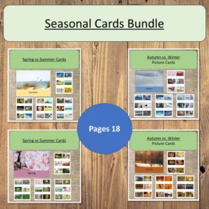 Seasons! Spring vs. Summer vs. Autumn vs. Winter Montessori | Made By ...