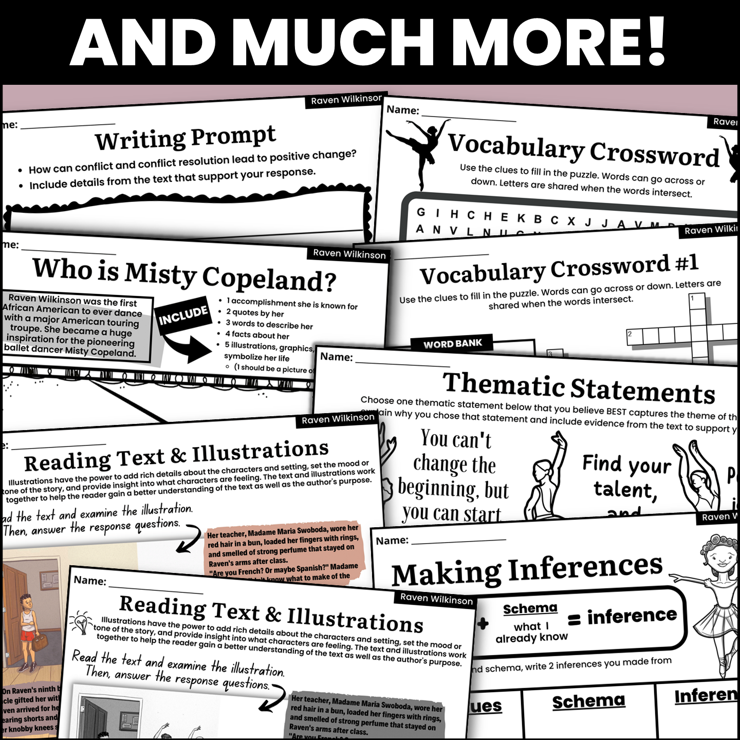 Trailblazer: Ballerina Raven Wilkinson Book Companion Activities ...