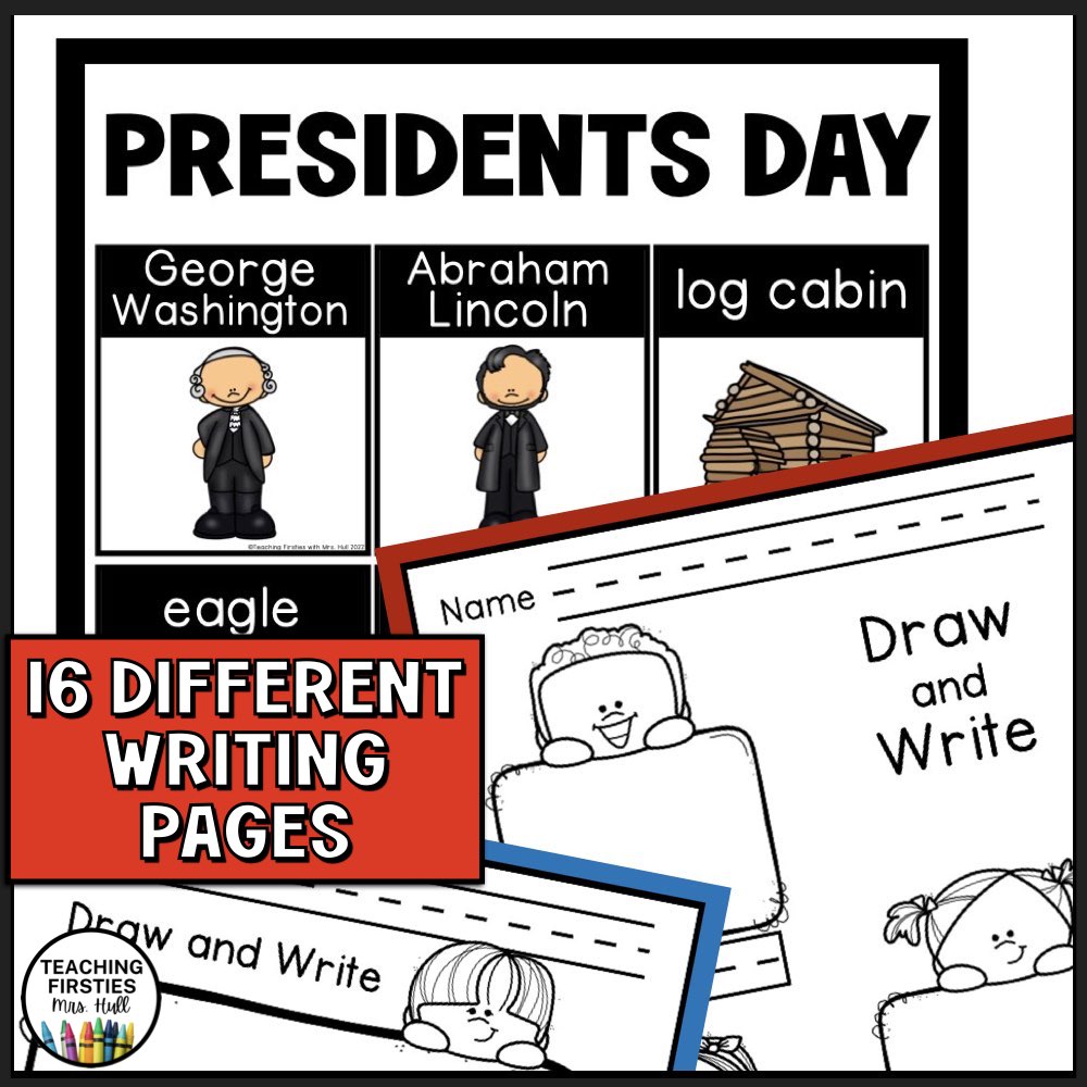 Presidents Day Writing Center | Made By Teachers