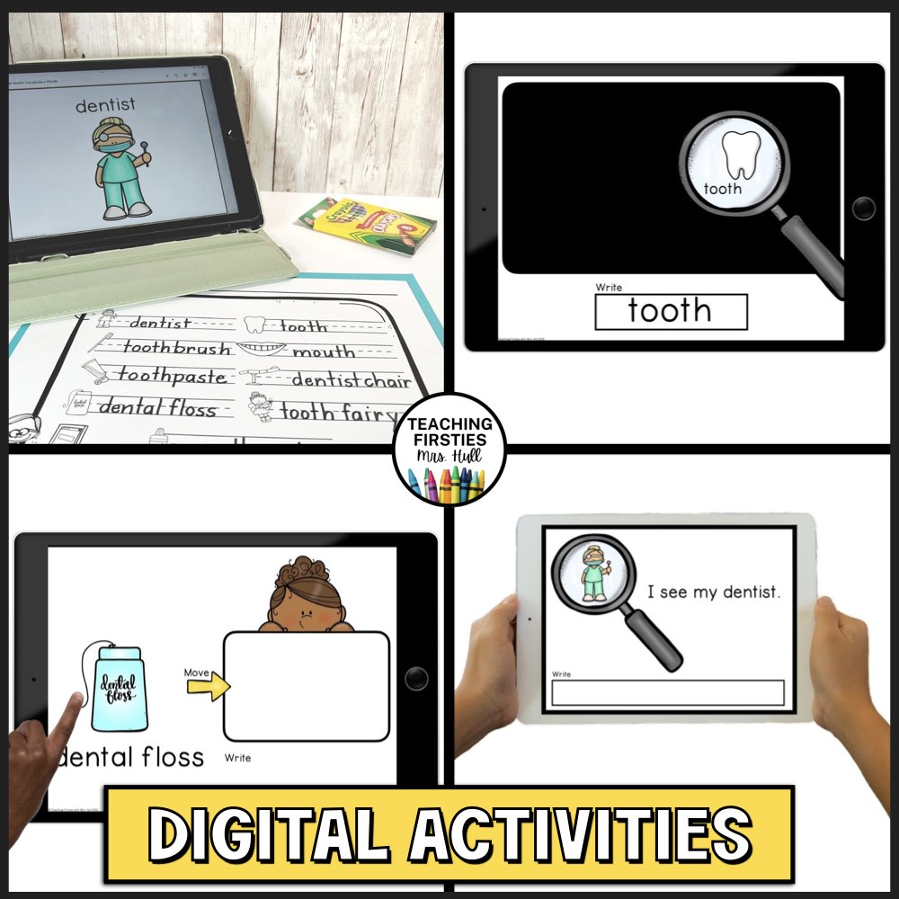 Dental Health Writing Center | Made By Teachers