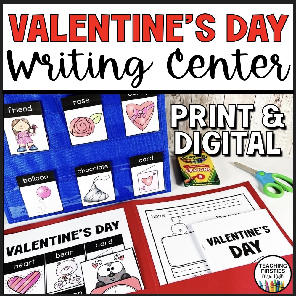 Valentine’s Day Writing Center | Made By Teachers