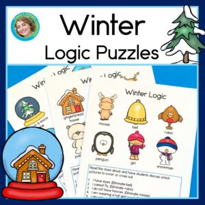 Winter Math Logic Puzzles | Critical Thinking Enrichment Activities ...