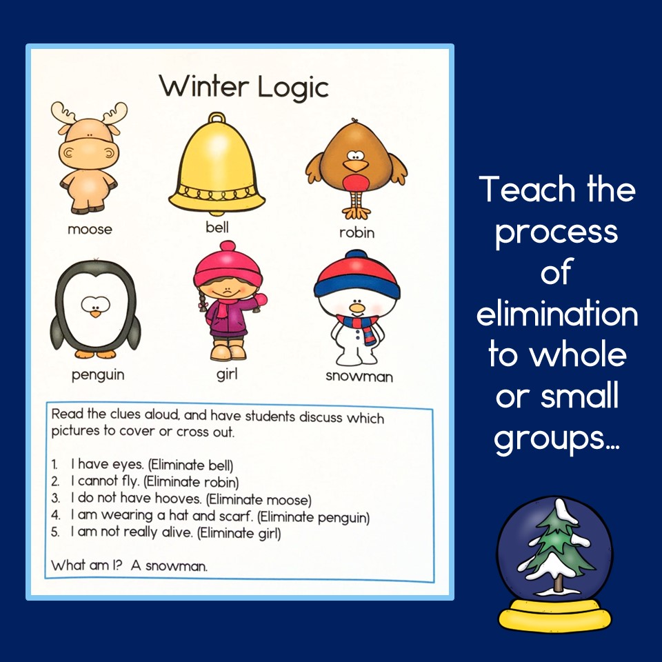 Winter Math Logic Puzzles | Critical Thinking Enrichment Activities ...