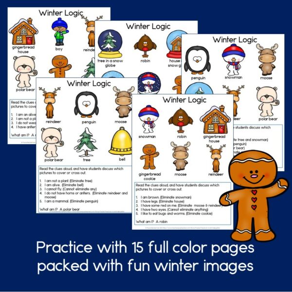 Winter Math Logic Puzzles | Critical Thinking Enrichment Activities ...