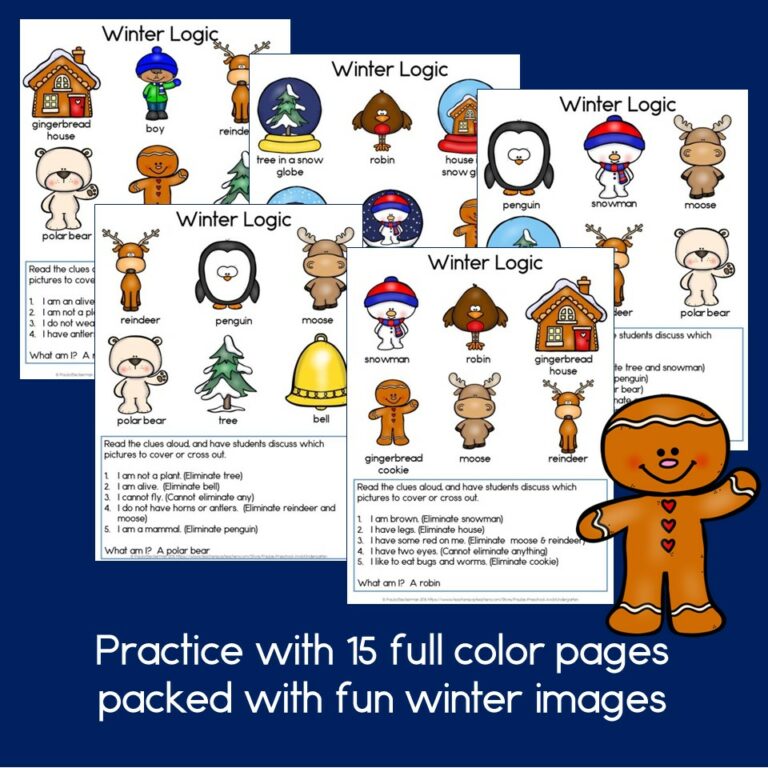 Winter Math Logic Puzzles | Critical Thinking Enrichment Activities ...